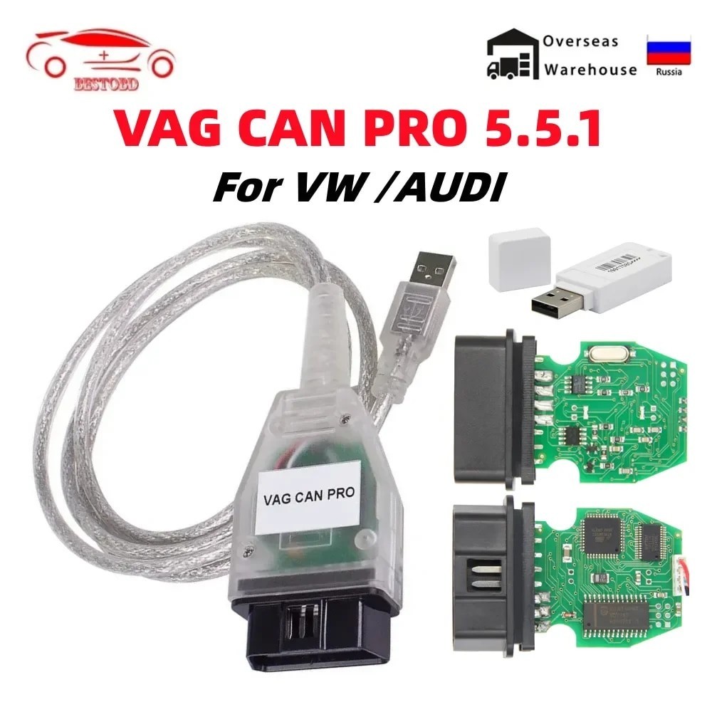 VAG CAN PRO 2023 VCP 5.5.1 Interface Can Bus VAG COM K-line OBD 2 OBD2 ...