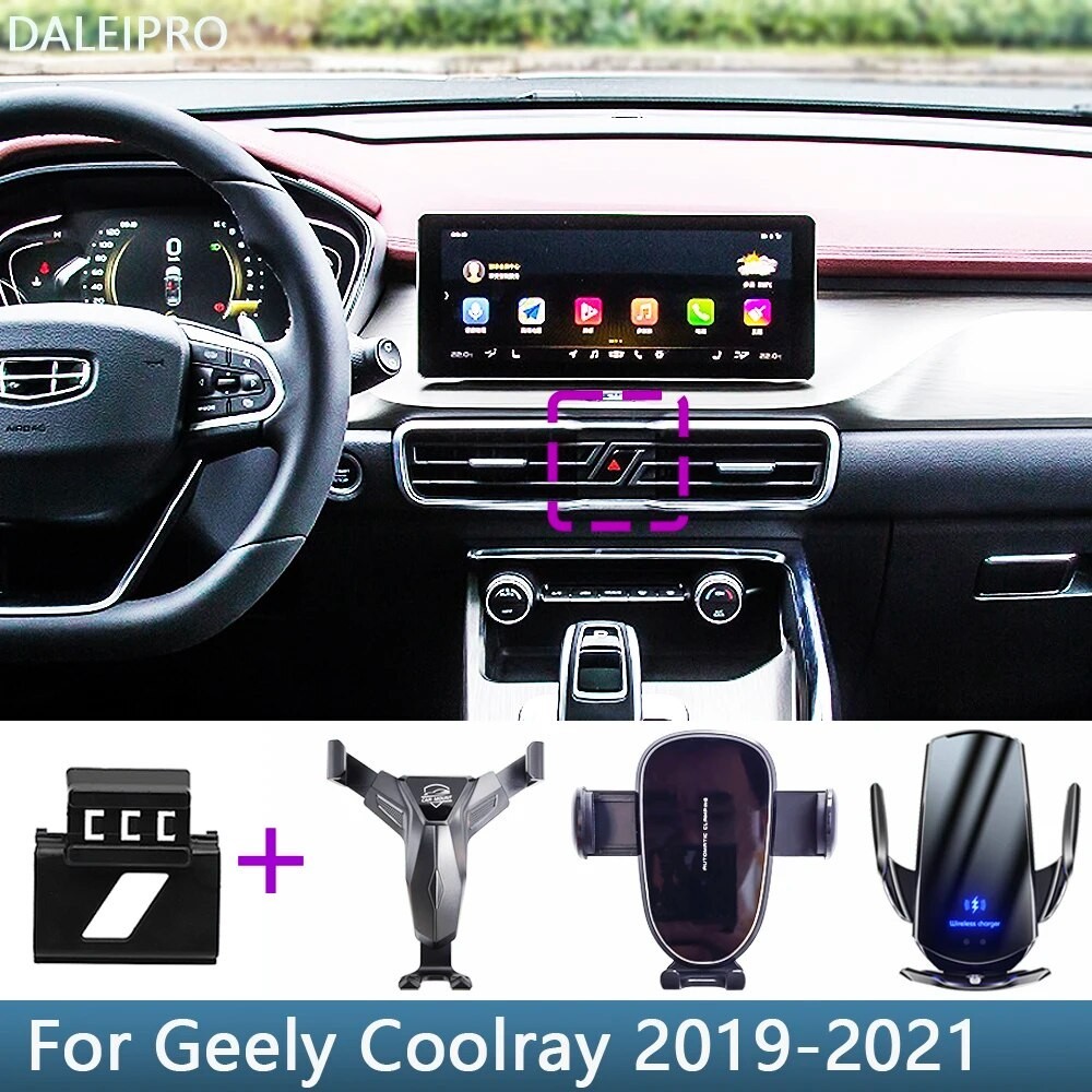 Car Phone Holder For Geely Coolray 2019 2020 2021 Fixed Bracket Base ...