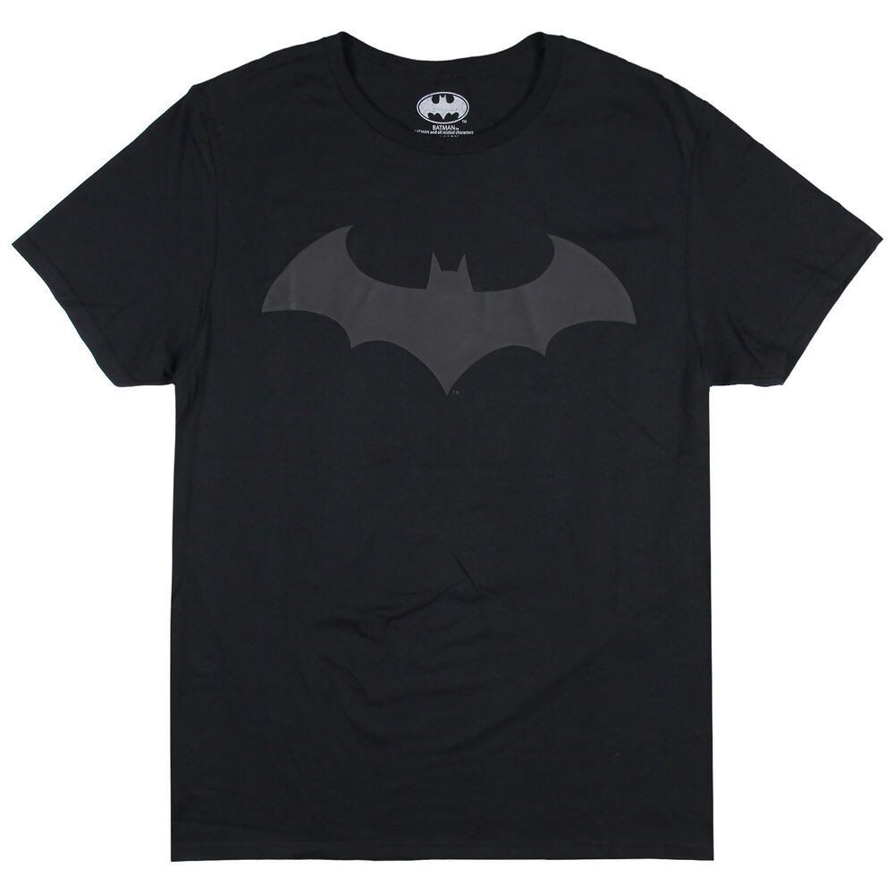 DC Comics Mens' Subtle Batman Logo Print Design Licensed Graphic T ...