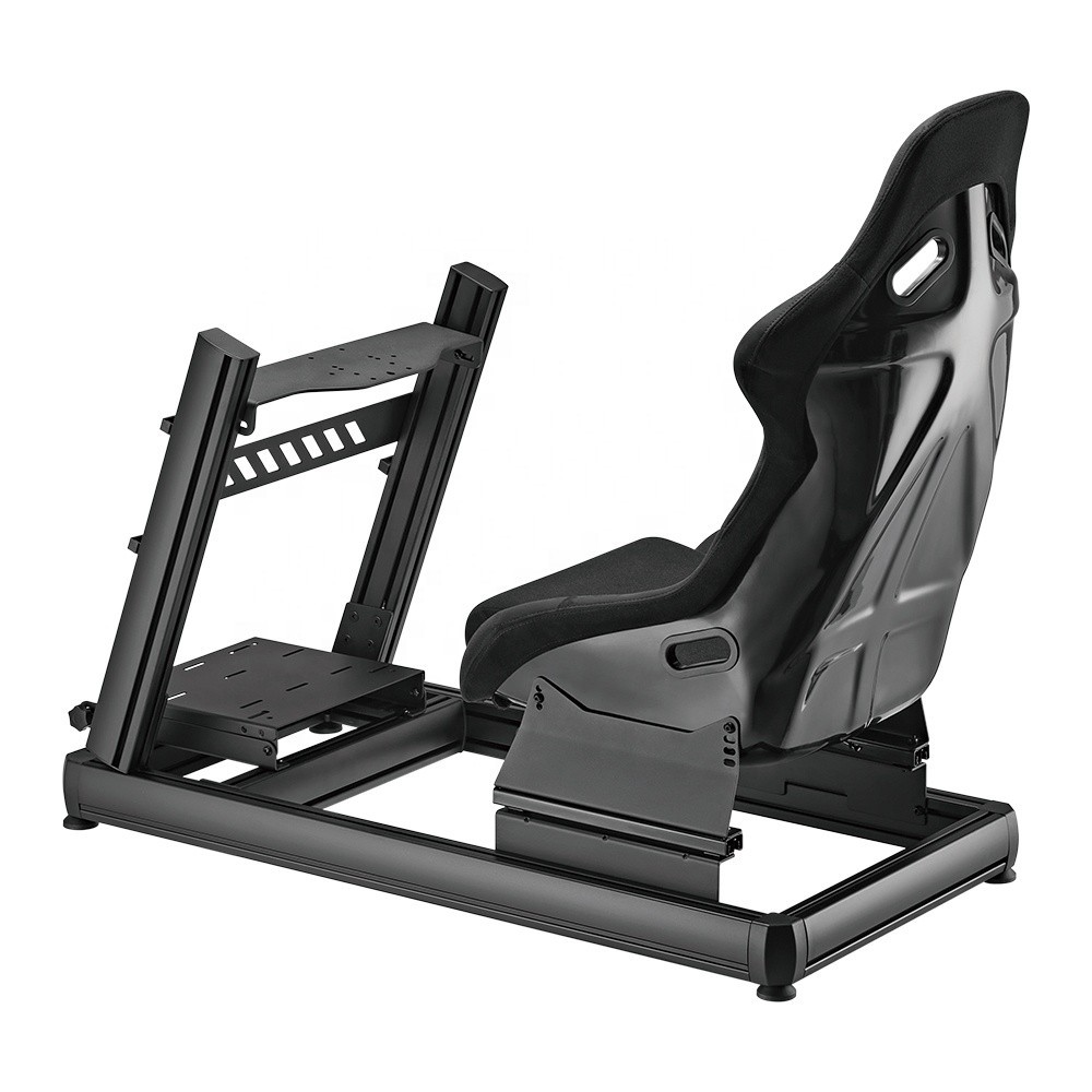 Aluminum LRS08-BS01 Gaming Racing Sim Simulator Driving Cockpit Rig For ...
