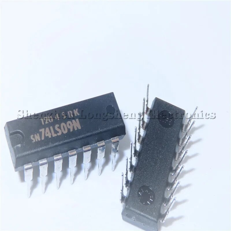 10PCS/LOT NEW SN74LS09N 74LS09 DIP-14 Four 2-input positive AND gate In ...