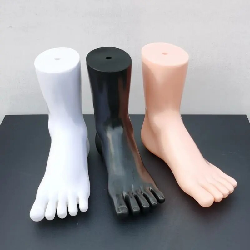 Adult Foot Display Props Flat Feet Socks Toe Separation Five-toed Socks ...