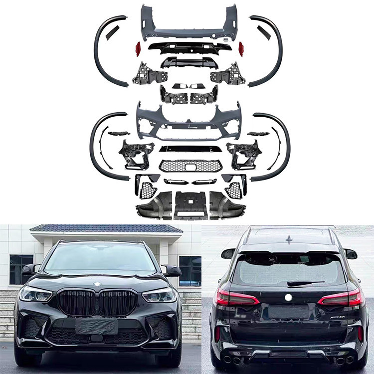 F95 X5M style car front rear bumper car bodykit for BMW X5 series G05 ...