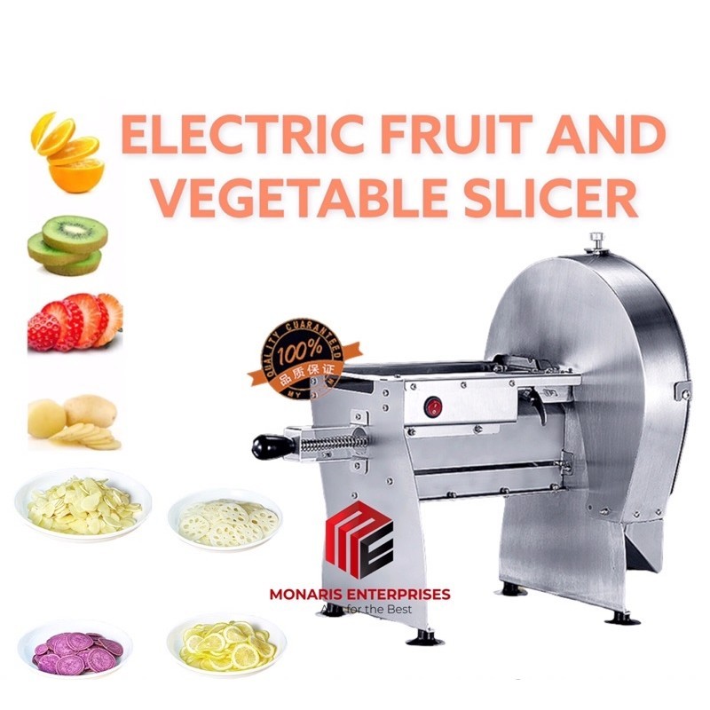 Motorized Electric Fruit Vegetable Slicer Automatic Slicing Cutting ...