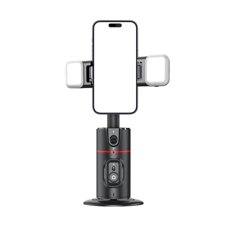 360 Rotating Auto face tracking phone holder Object Tracking AI Camera ...