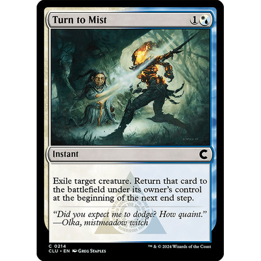 Magic the Gathering Turn to Mist Ravnica Clue Edition | Shopee Philippines