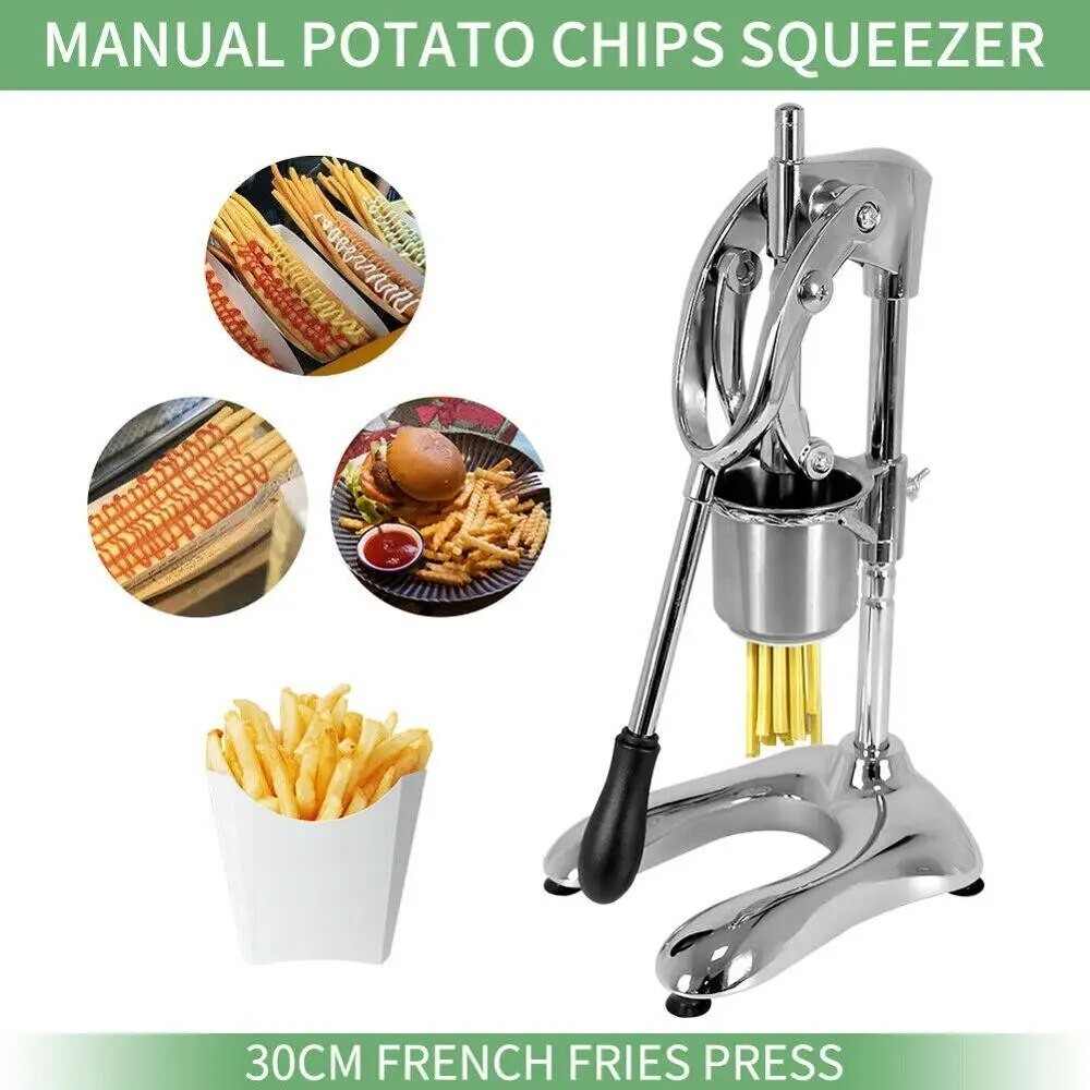 30cm Vertical Potato Chip Machine America Fries Maker Long French Fries ...