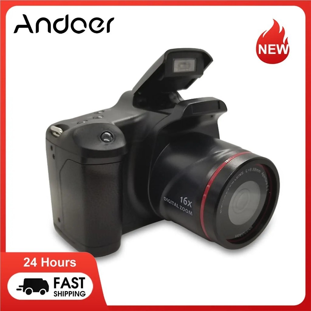 Andoer Digital Camera 16X Focus Zoom Design Resolution 1920*1080 SD ...