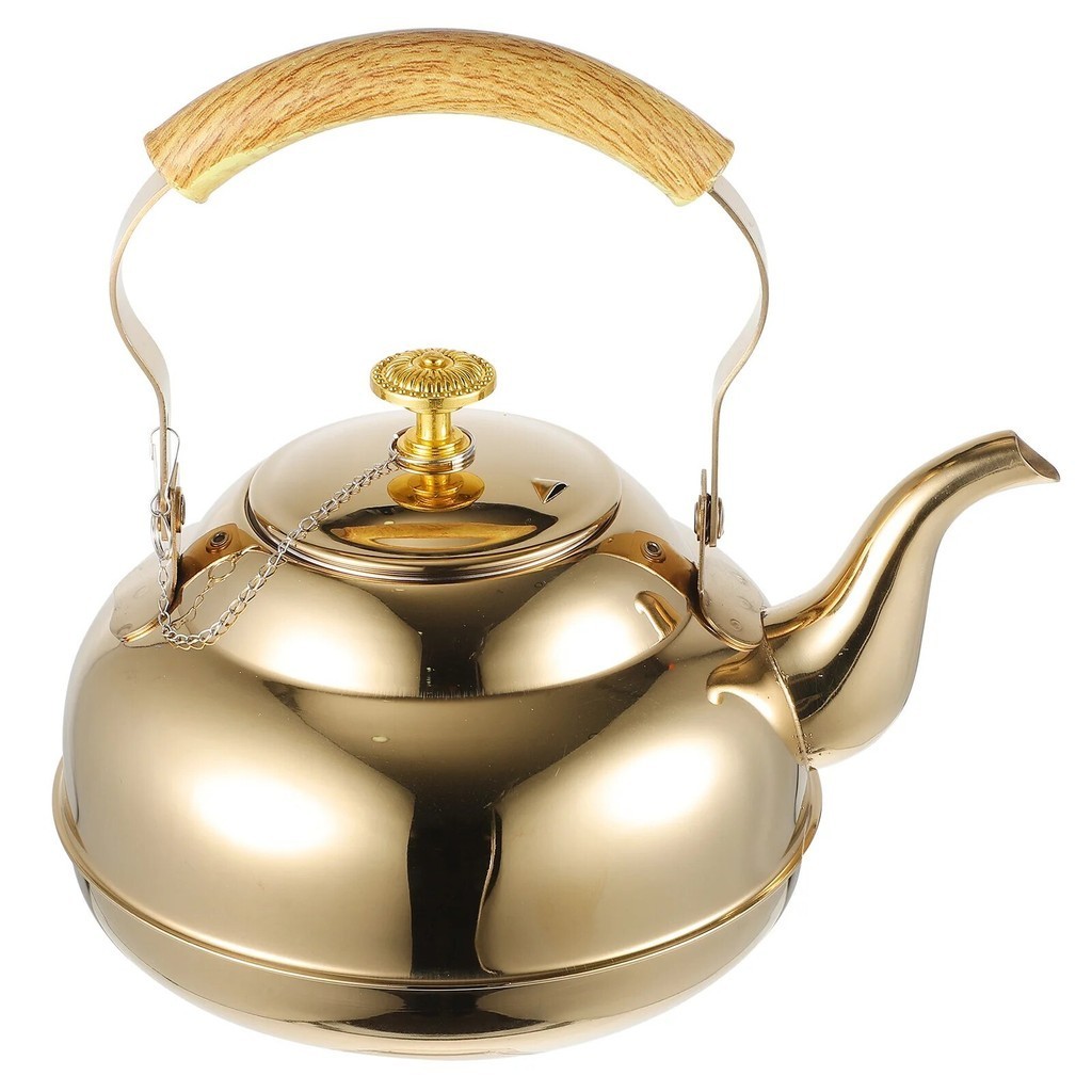 Stainless Steel Tea Pot with Strainer Kitchen Tea Pot for Loose Tea ...