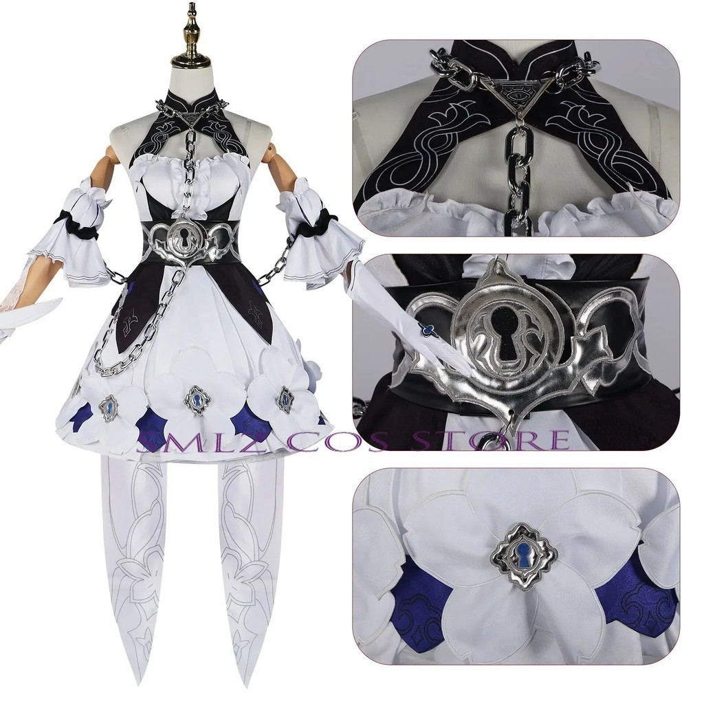 89p Twins Seele Vollerei Cosplay Game Honkai Impact 3 Cosplay Costume Vollerei Dress Uniform W ...