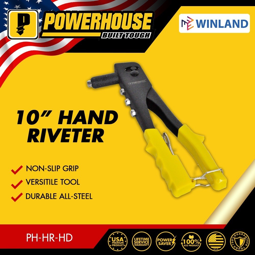 Powerhouse by Winland Hand Riveter 10" Heavy Duty PH-HR-HD | Shopee ...