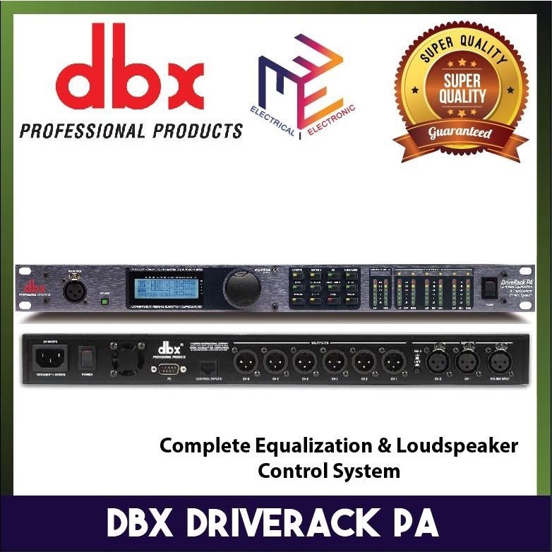 Dbx by Winland DriveRack PA Complete Equalization and Loudspeaker | Shopee Philippines