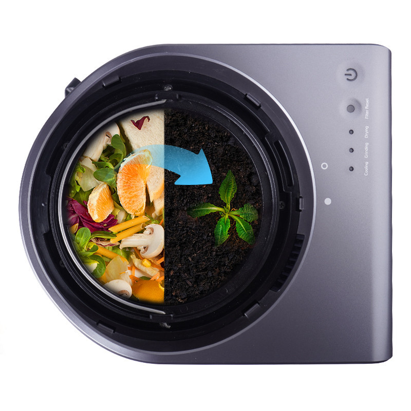 Kitchen Composter Disposer Food Waste Food Waste Composting Machine ...