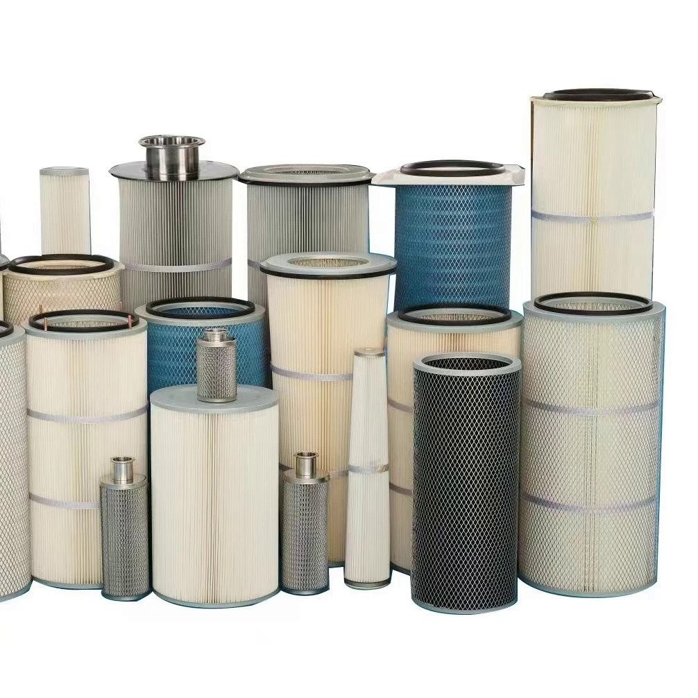 Industrial Pulse Jet System Cement Plants Pleated Dust Collection Air ...