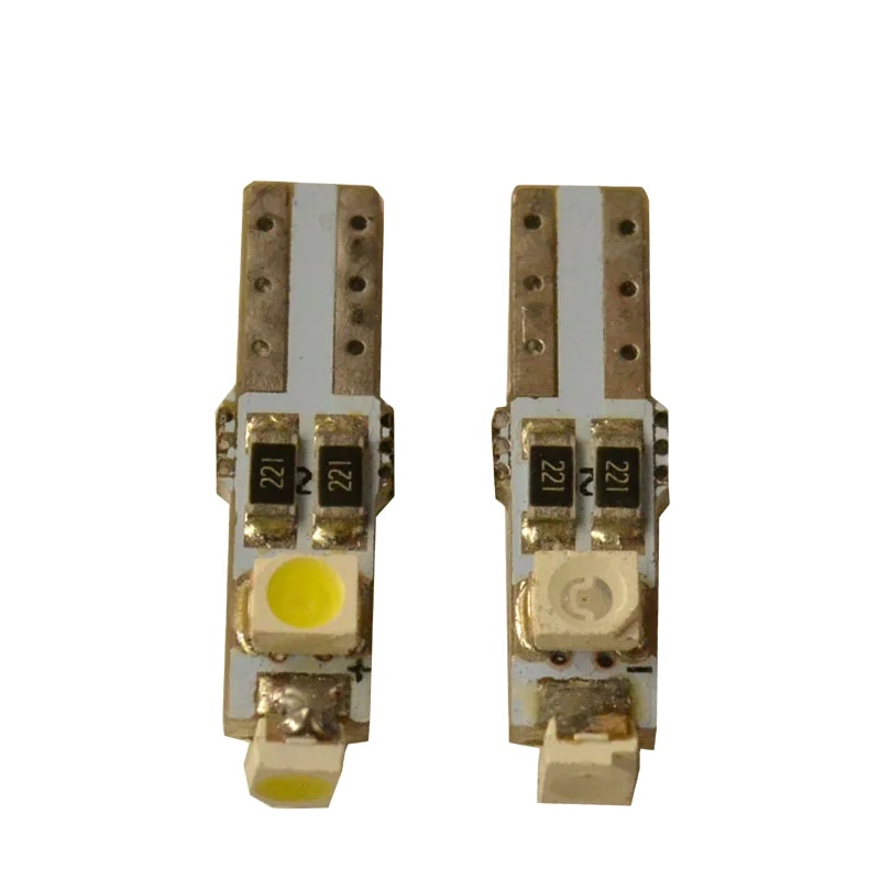 7colors Car T5 Led 3 SMD 1210 3825 PCB 74 73 Wedge Instrument Cluster ...