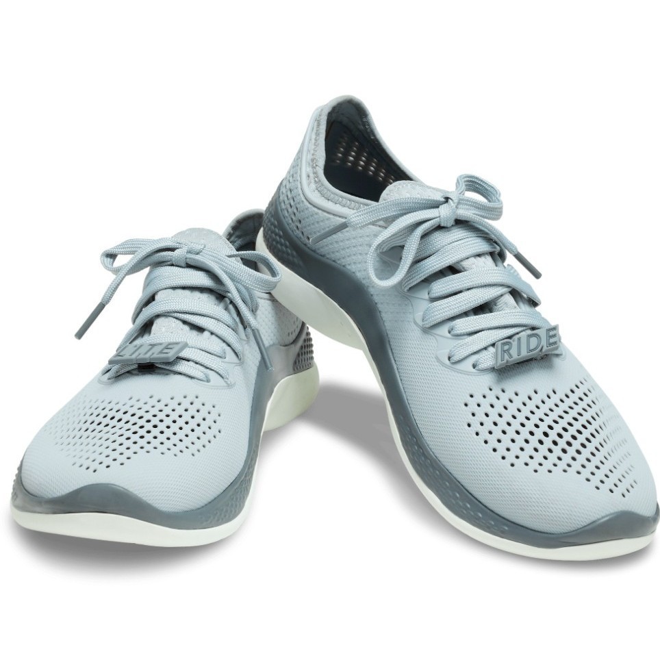 AUTHENTIC/ORIGINAL Crocs Men’s LiteRide 360 Pacer Shoes in Light Grey ...