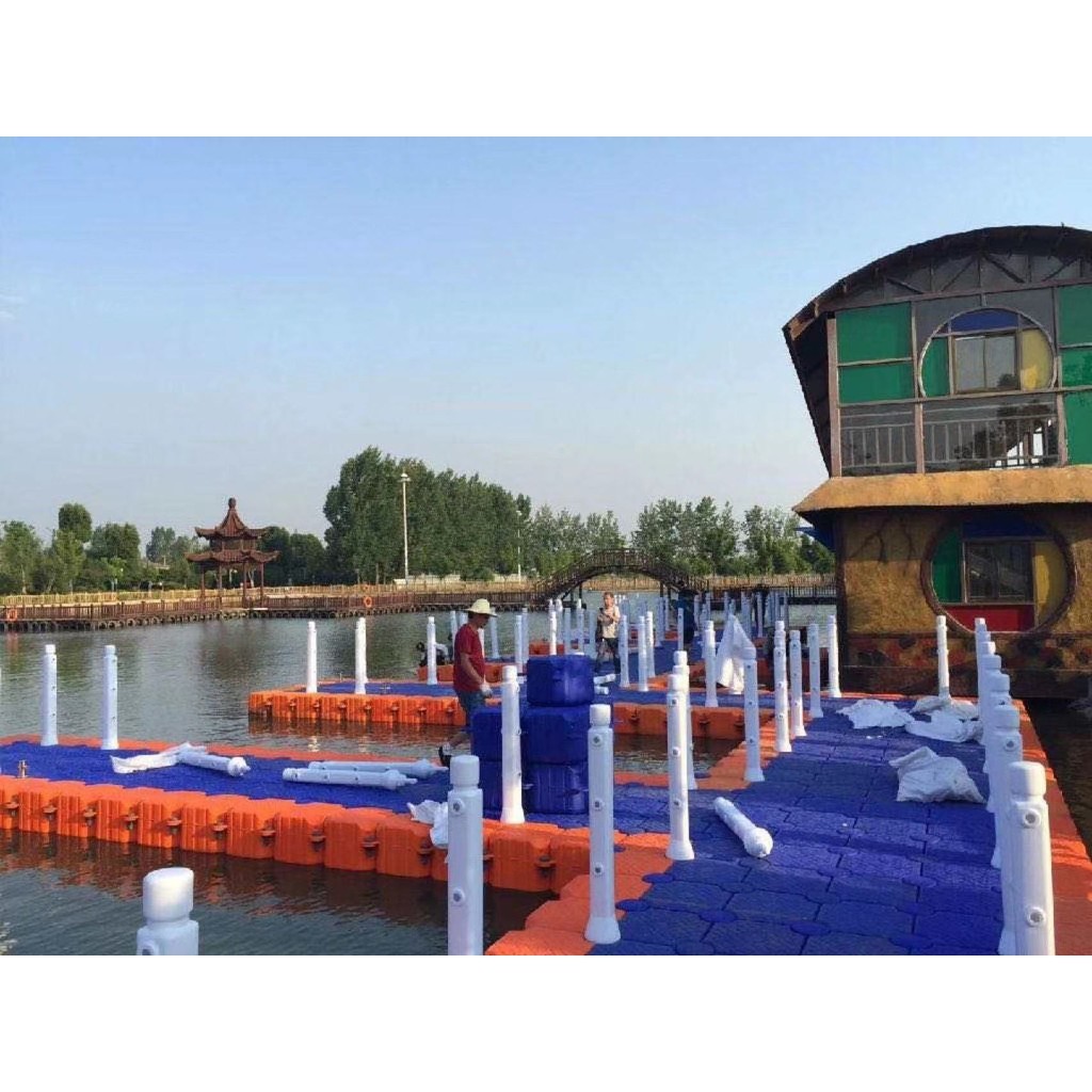 hdpe Wholesale modular pontoon platform floating docks for boat jet ski ...
