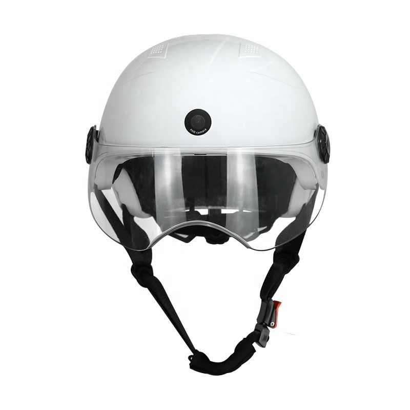 Wholesale open face smart safety helmet with built in camera electric ...