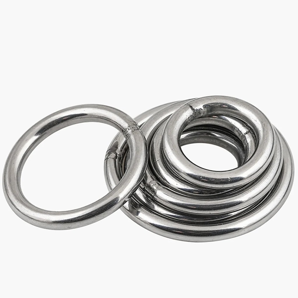 304 Stainless Steel Heavy Duty Welded Round Rings M3 M4 M5 M6 M8 M10 ...