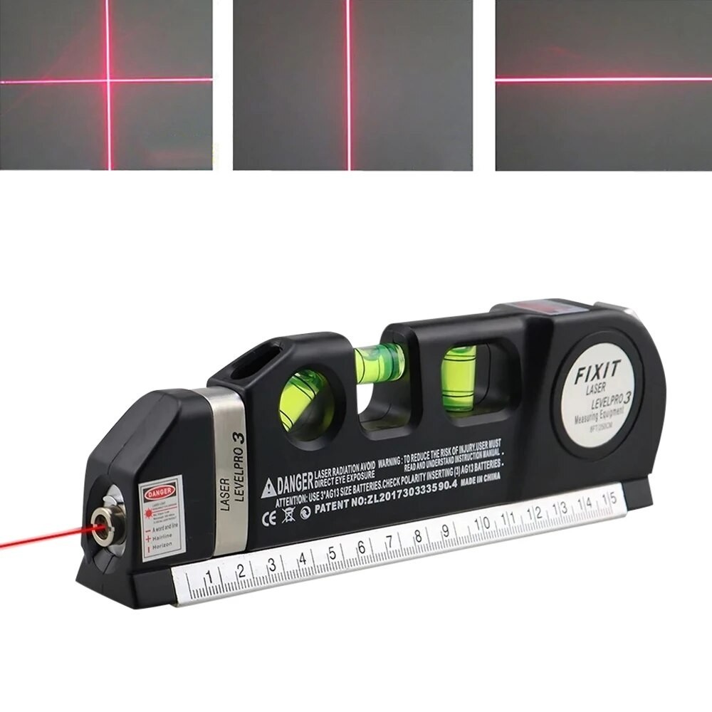Laser Level Horizon Vertical Measure 8FT Aligner Standard and Metric ...