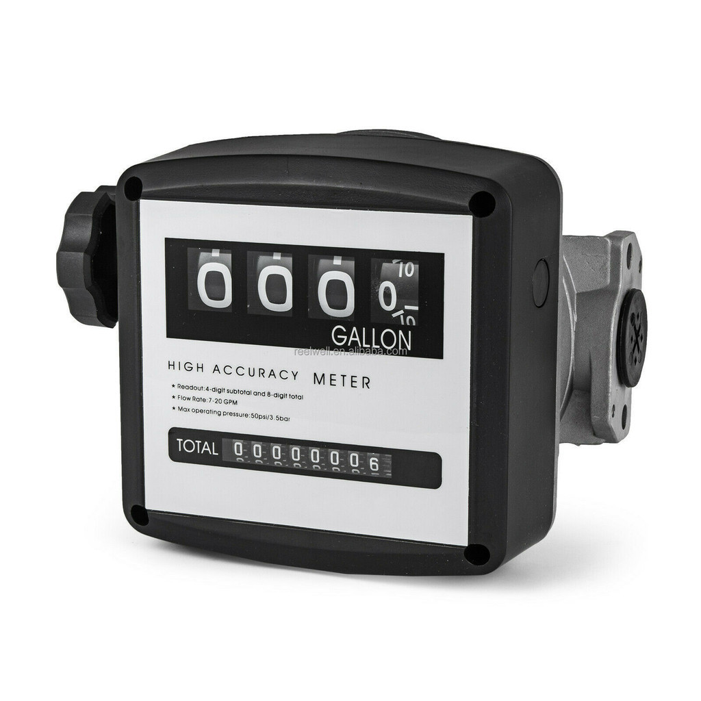 Mechanical 4 digits Diesel Fuel Oil Flow Meter | Shopee Philippines