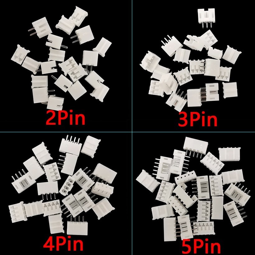 100Pcs JST PH 2.0 2/3/4/5 Pin Terminal Plastic Housing Male Female Pin Header Connector JST 2.0 ...