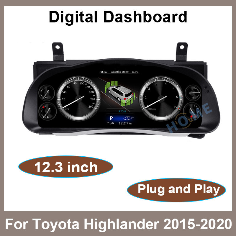 Dashboard Digital Panel Virtual Instrument Cluster CockPit LCD ...