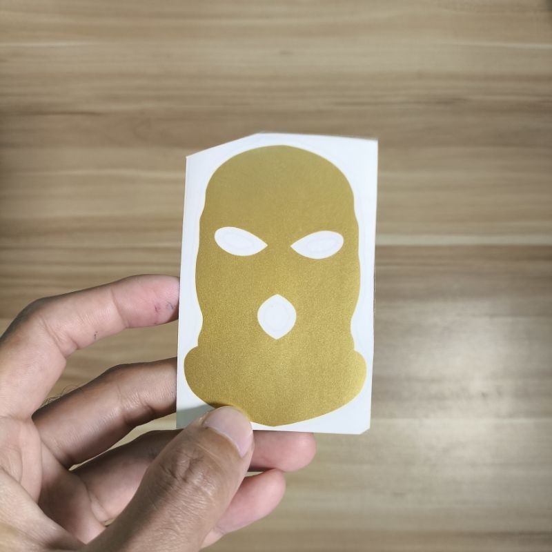 BANDIT SKI MASK Car & Motorcycle vinyl sticker decals / Machine-cut ...