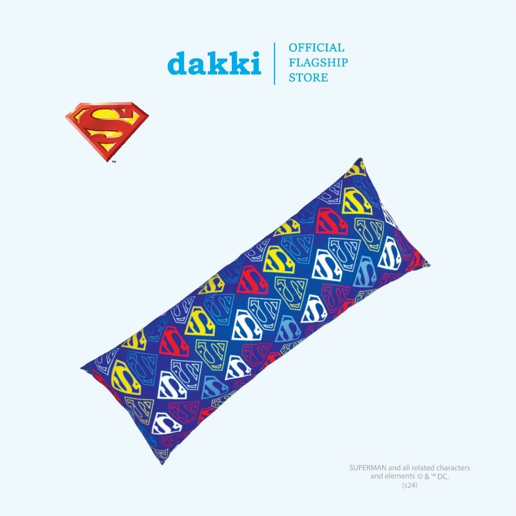 Dakki 16" x 40" Superman Logo Colors Body Pillow | Shopee Philippines
