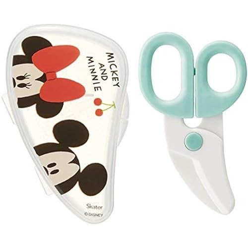 Skater BFC1-A Kitchen Scissors Baby Food Cutter Mickey & Minnie Disney ...