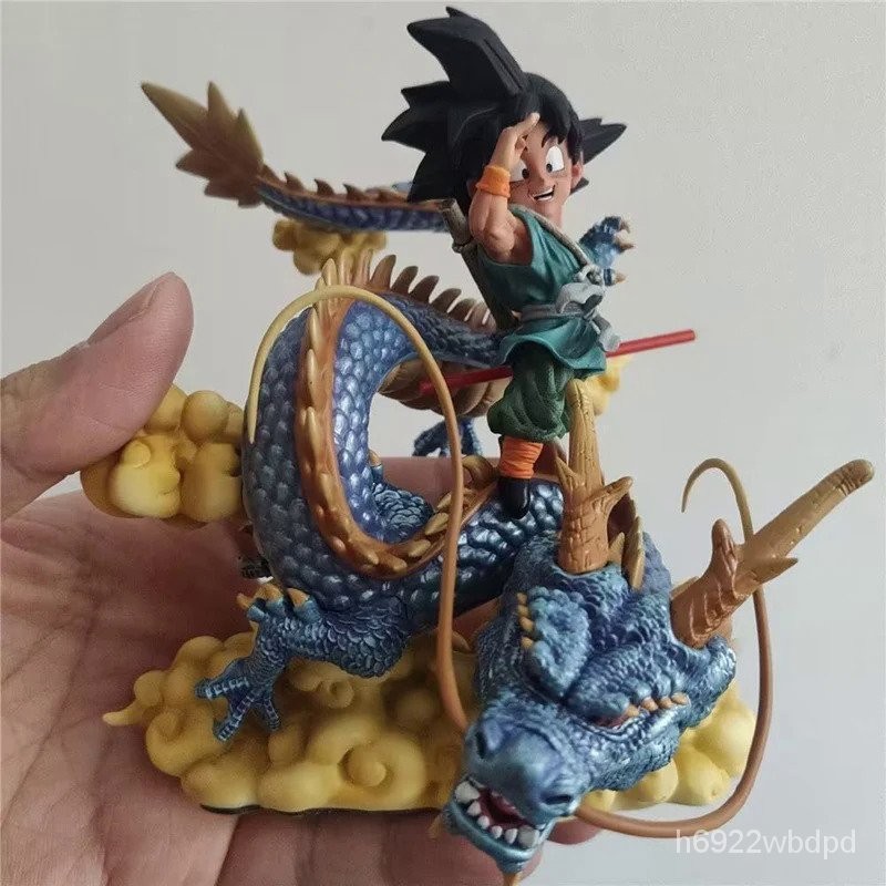 Dragon Ball Goodbye Son Goku Anime Figures Dragon Scene Golden Cudgel ...