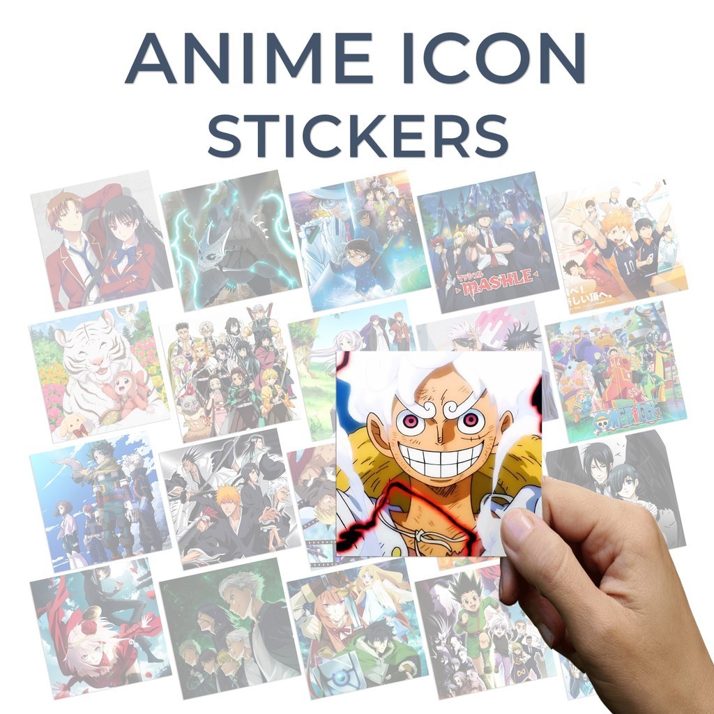 [Batch 1] Anime Series Icon Sticker Set for Stationery, Laptop, and ...