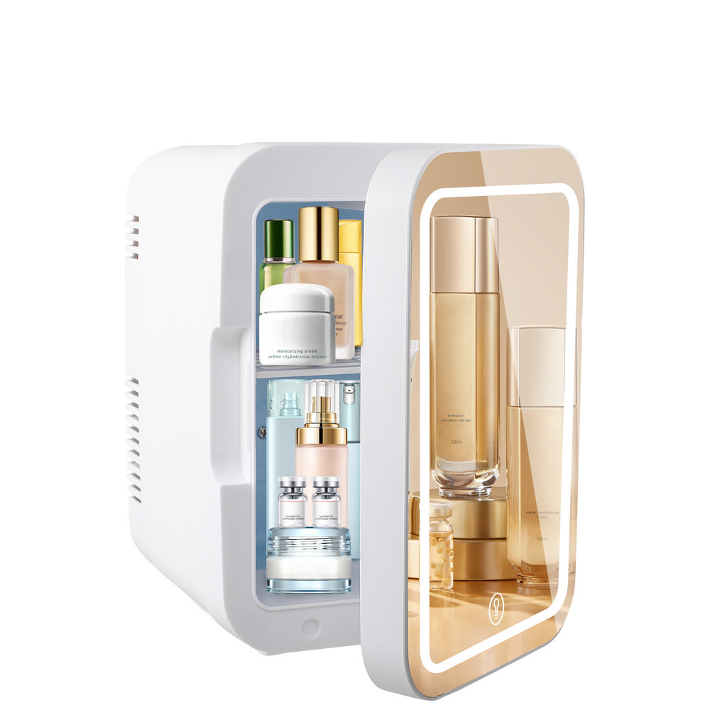 Small Car Refrigerators Beauty Fridges Makeup Skincare 4L Beauty Mirror ...