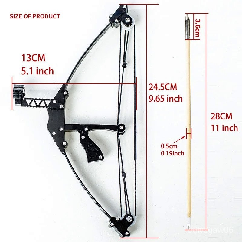 Mini Triangle Compound Bow And Arrow Toys Archery Supplies Target ...