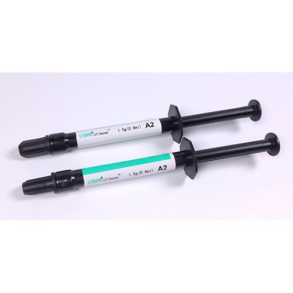 1Kit UT Dental Flowable Composite Flow Resin Light Cure 2 Syringe A1 A2 ...