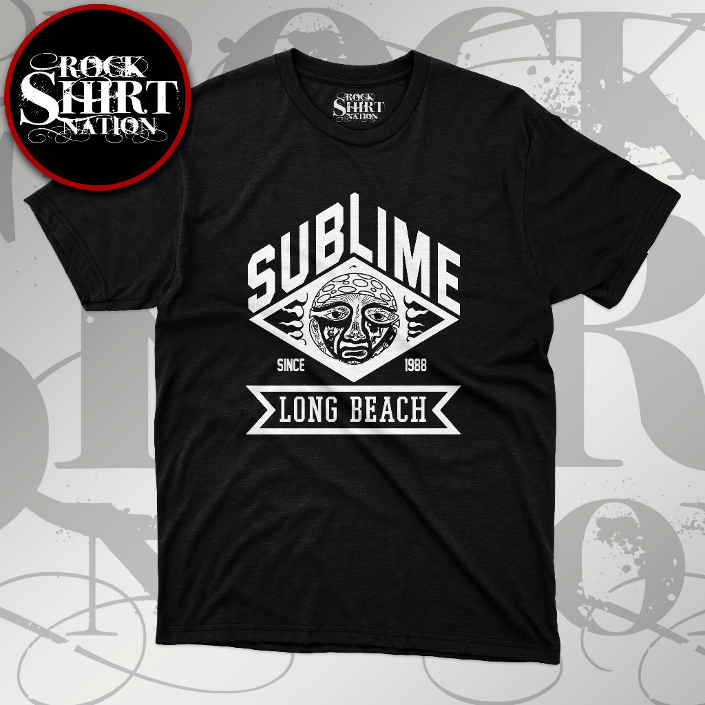 Sublime Long Beach Since 1988 Rock Shirt Nation Heavy Metal Reggae Ska ...