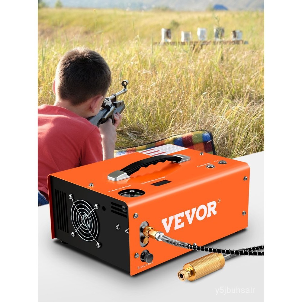 VEVOR 12V/110V/220V PCP Air Compressor 1.5 L Portable High Pressure ...