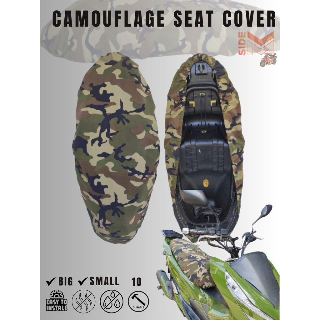 YAMAHA MIO GRAVIS | MOTORCYCLE SEAT COVER CAMOUFLAGE ARMY GEEN LIMITED ...