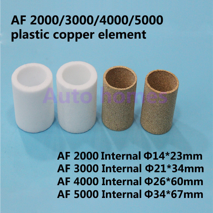 AF 2000/3000/4000 Pneumatic air filter element plastic copper cartridge ...