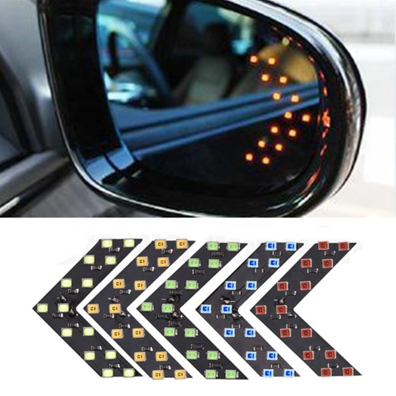 1pcs Car LED lights Rear View Mirror Arrow Panel Light car products ...
