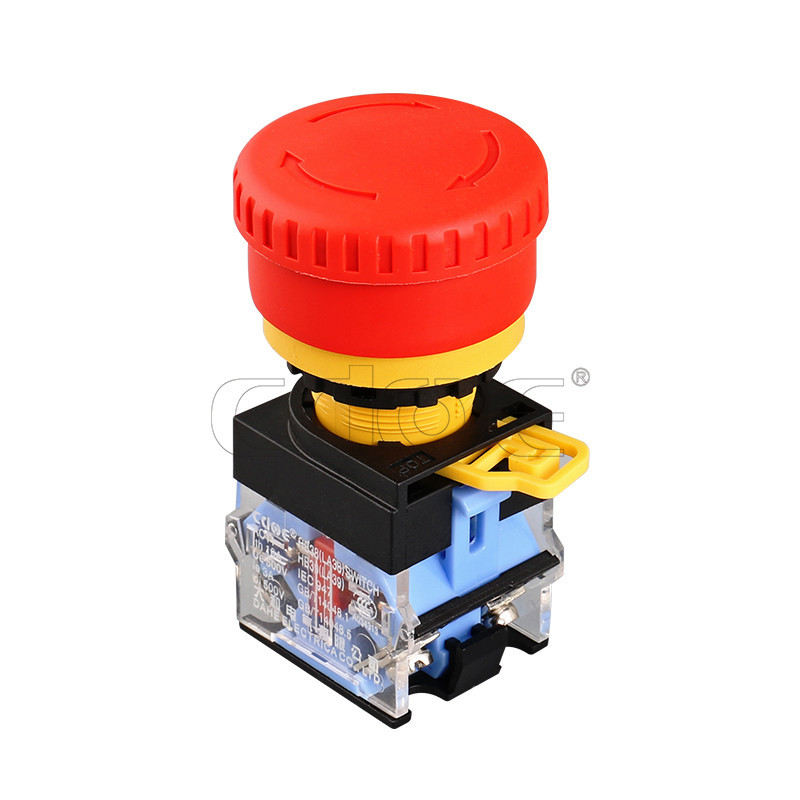 LA38-11 series 660v current ip65 red head 10a push button emergency ...