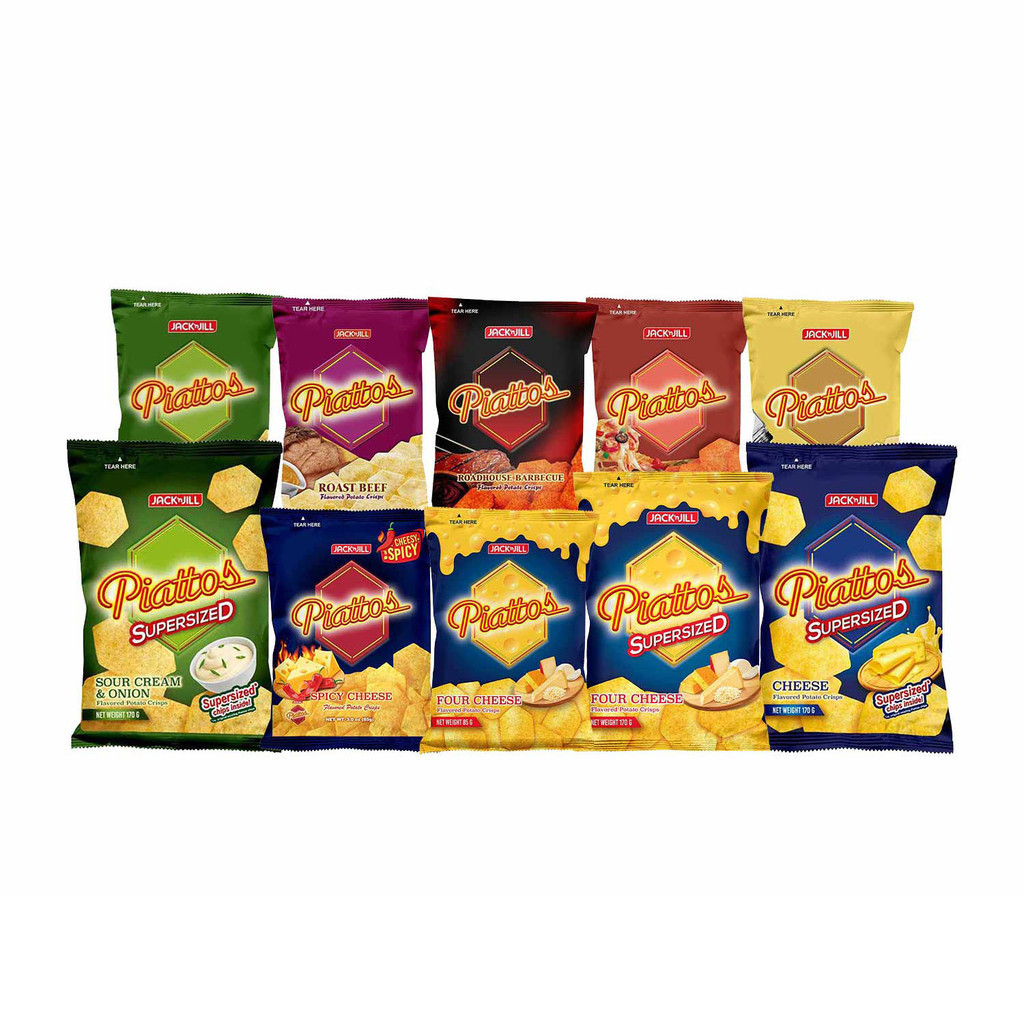 Piattos Supersized Cheese Flavored Potato Crisps 170g | Shopee Philippines