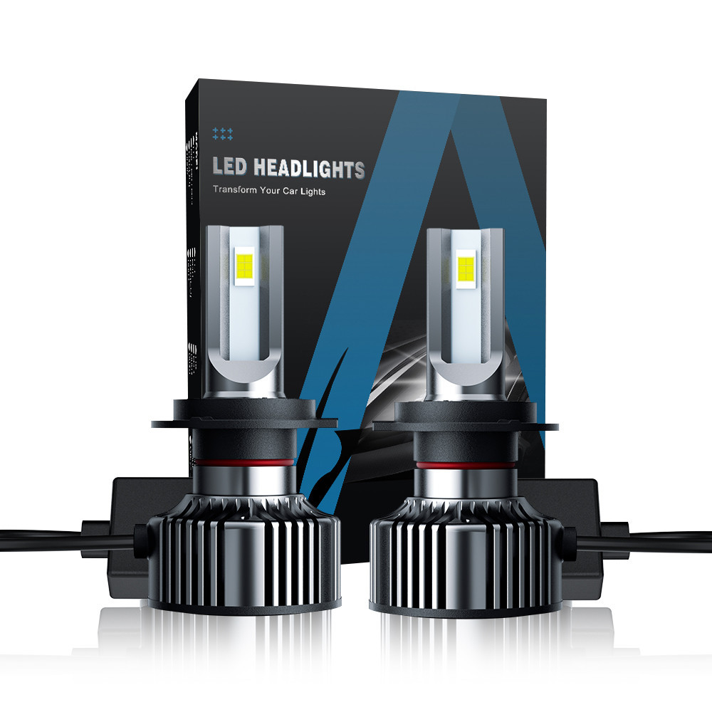 17000lm led headlight bulb H7 H11 H4 car led headlight F2 mini size ...