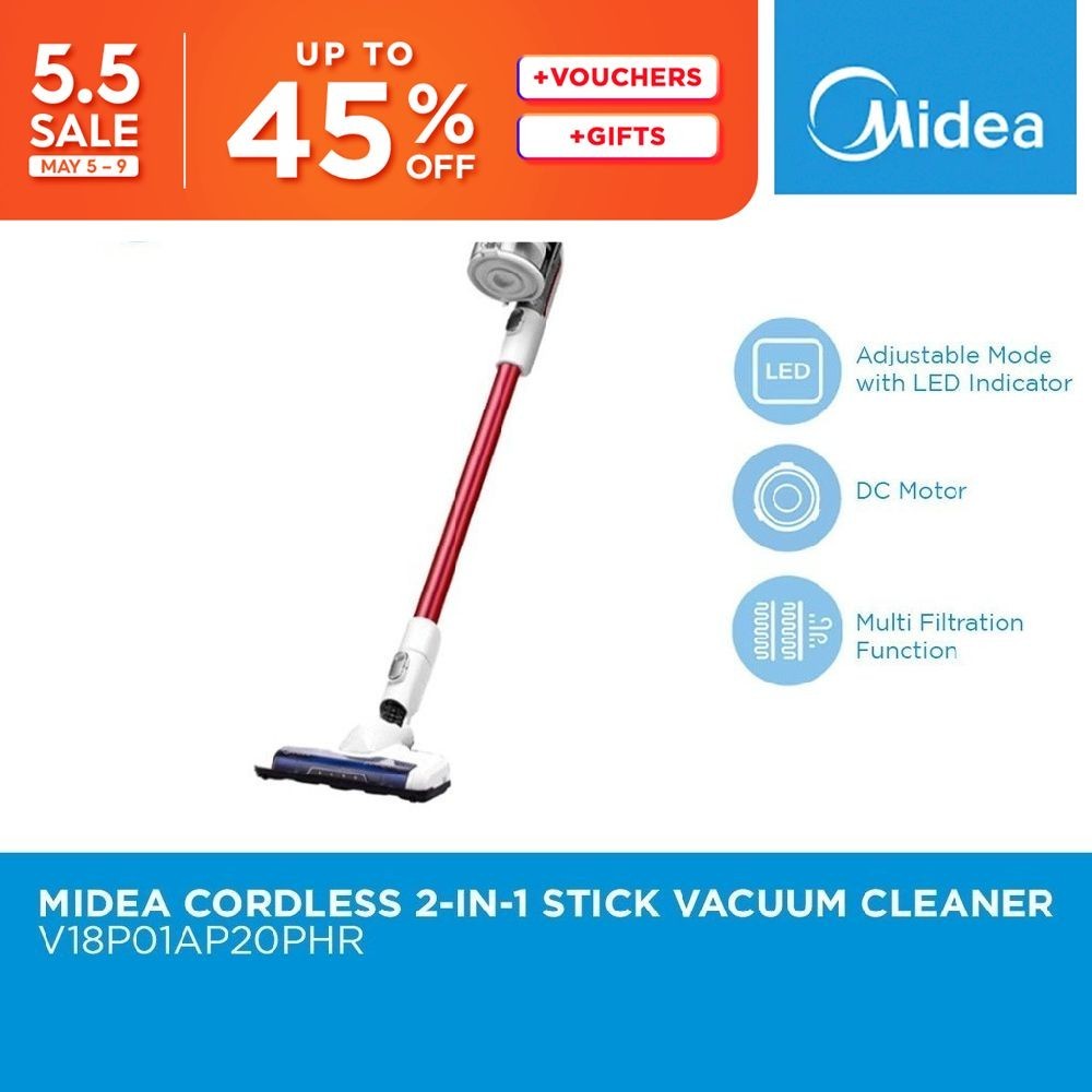 Midea Cordless 2-in 1 Stick Vacuum Cleaner | Shopee Philippines
