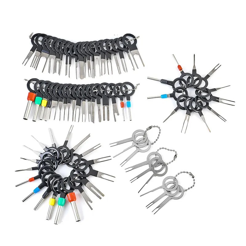 ☌Terminal Removal Tool Kit Car Wire Harness Plug Terminal Extraction ...