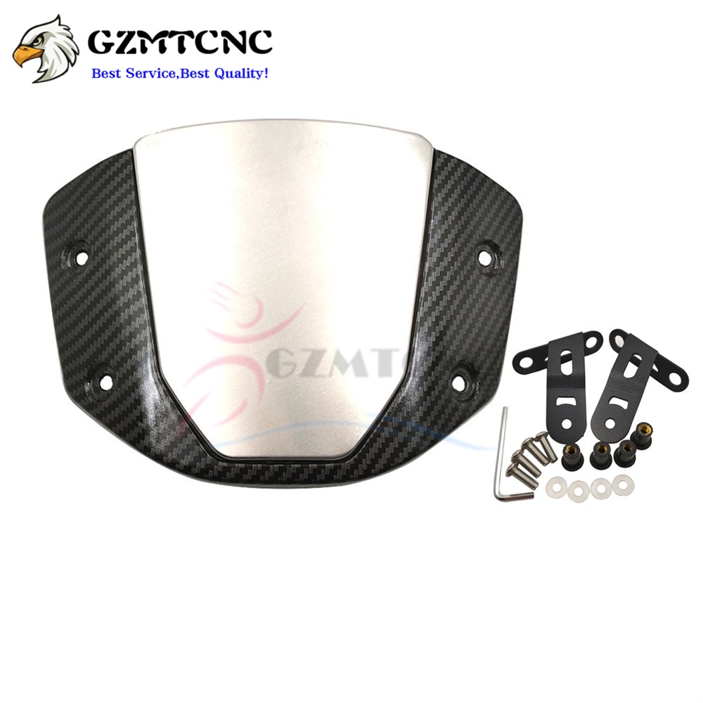 】Carbon Fiber Front Windshield for Honda CB125R CB150R CB300R CB250R ...