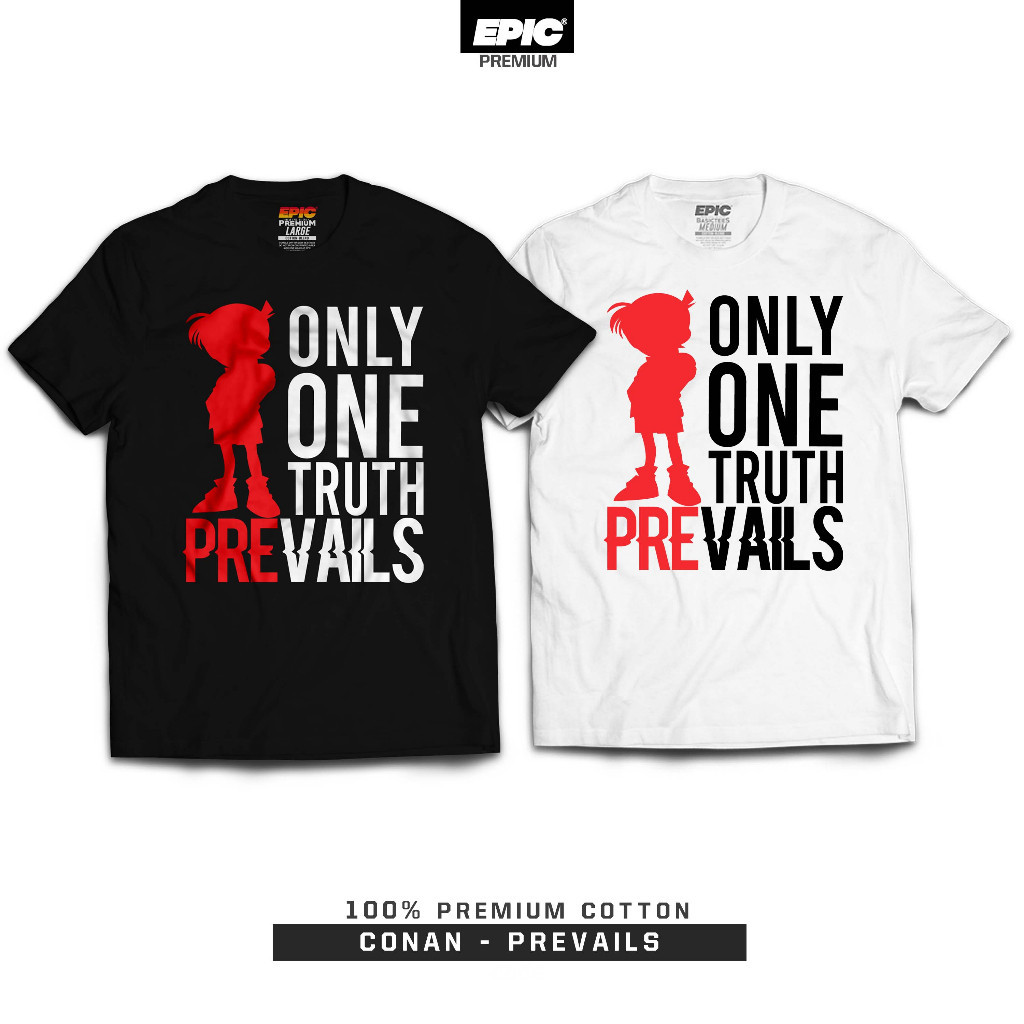 PREMIUM - CONAN - Only One Truth Prevails - Anime -Epic Clothing ...