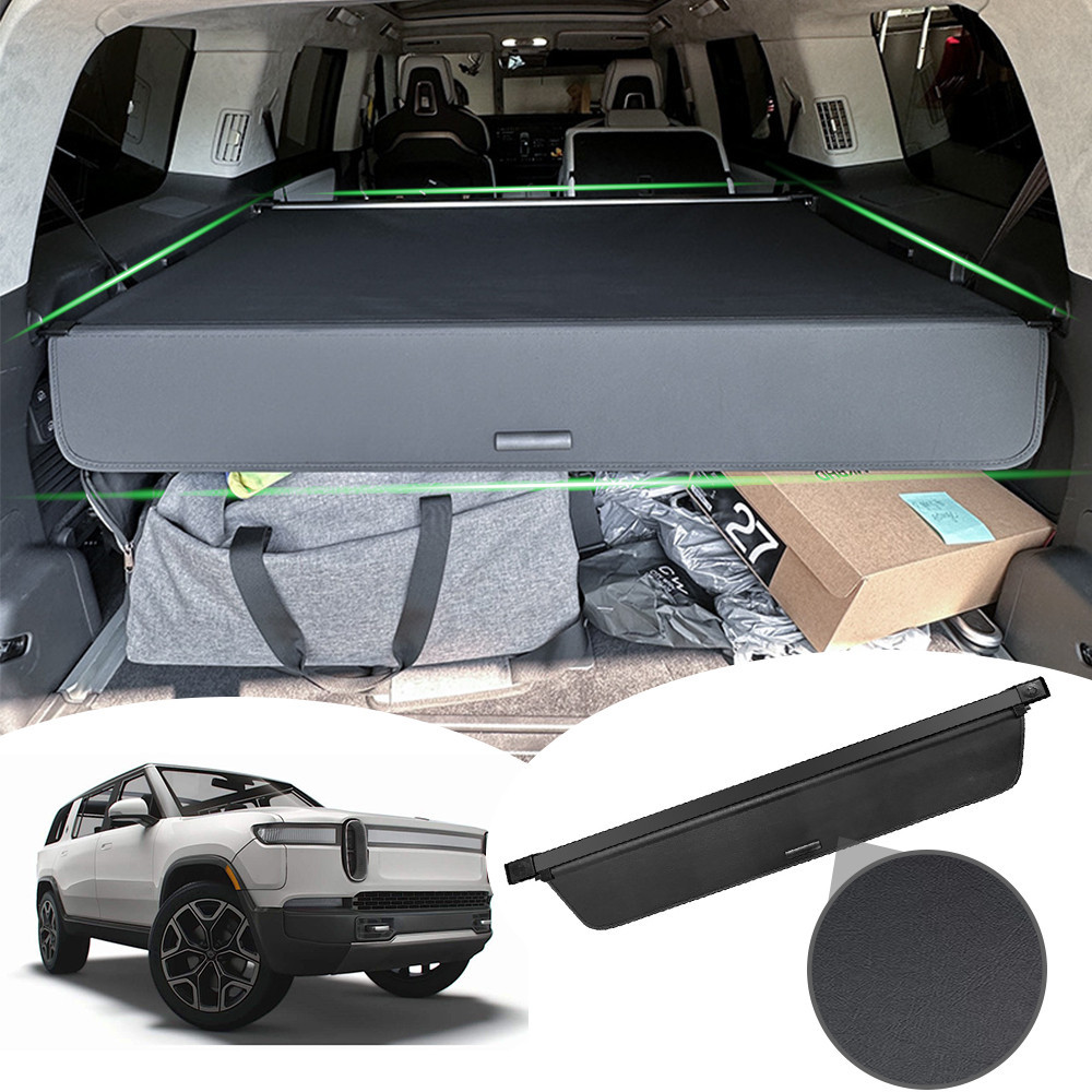 ♀Retractable Trunk Leather Cargo Cover Luggage Shade Shield Fits For ...