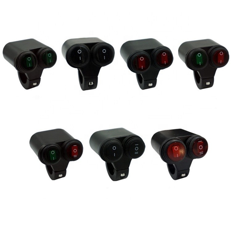 7 Types Multi-function Double Aluminum Alloy Handlebar Ignition Switch ...