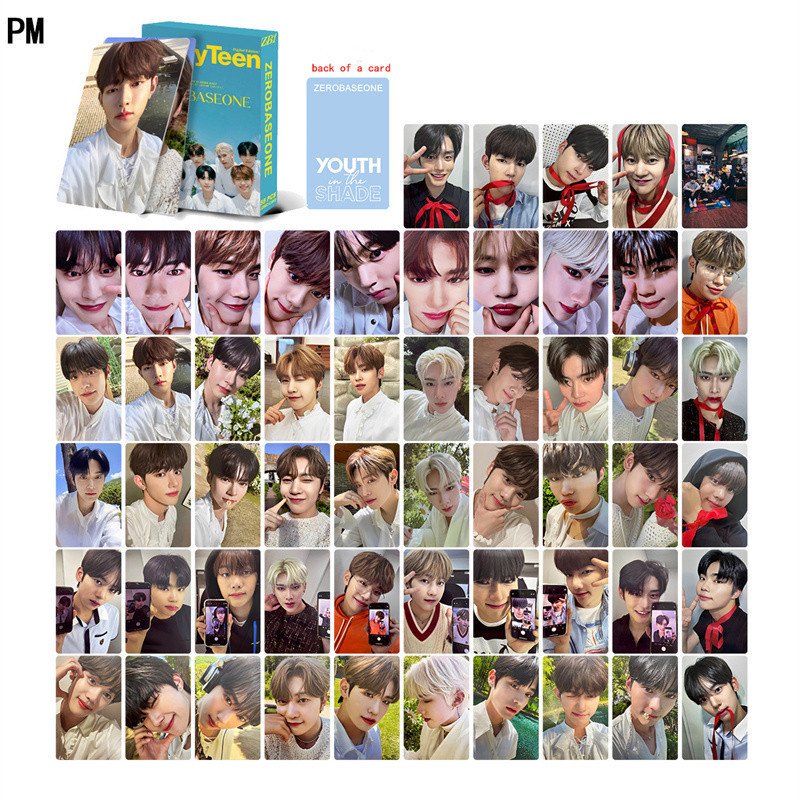 55 PCS/set ZEROBASEONE Day ZB1 Debut Album Lomo Card Small Card Boy ...